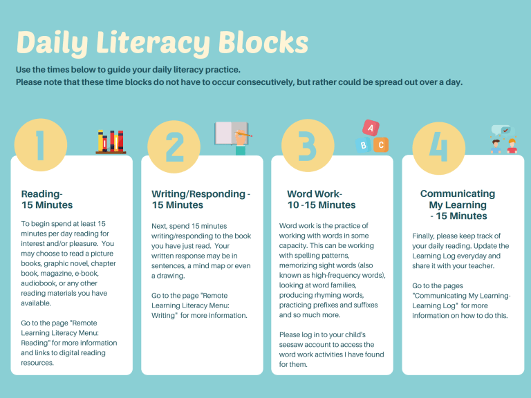 Early Years: Remote Learning Menu- Literacy – @MsMcLauchlan Reads